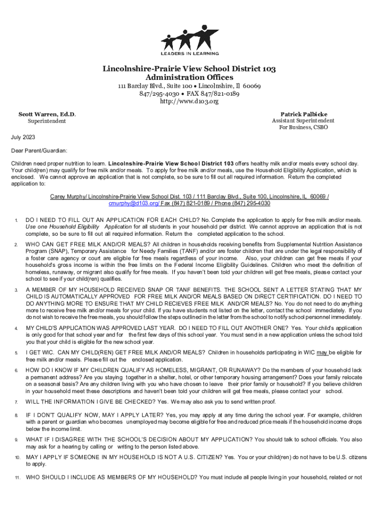 Fillable Online PSA: Warning to Parents of Children in d103 Schools ...