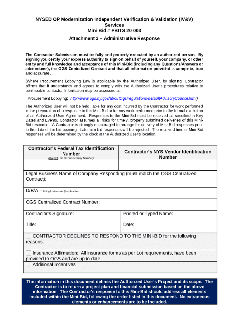 PBITS 23-003 OP Modernization Implementation Phase II IV&V Doc Template ...