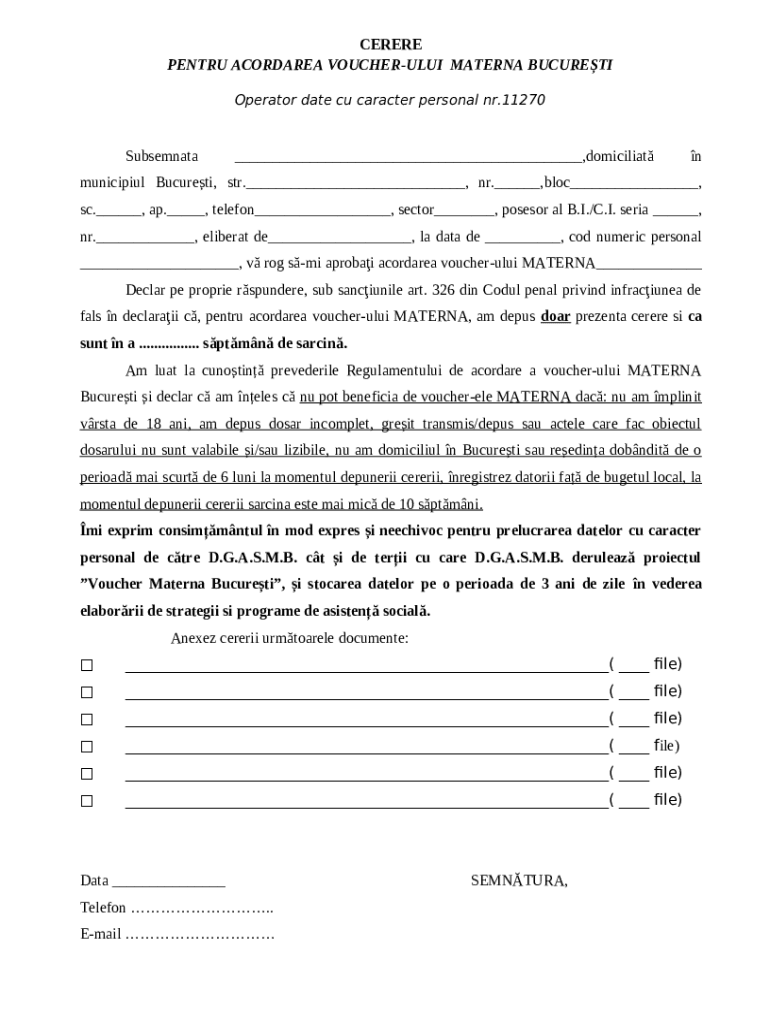 cerere-voucher-materna.doc Doc Template | pdfFiller