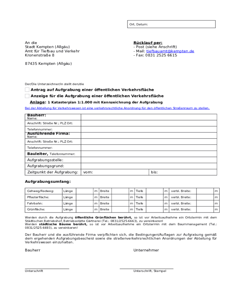 Ort, Datum: 10 Doc Template | pdfFiller