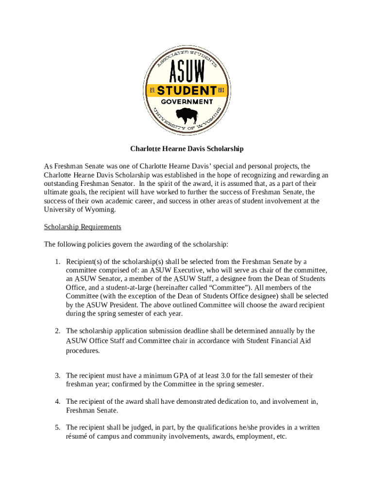 UW Student Leadership Application. ... Doc Template | pdfFiller