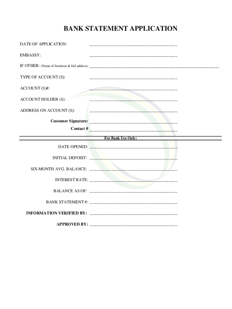Fillable Online Account Statement: Definition, Uses, and Examples Fax ...