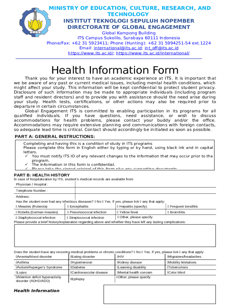 ITS Health Ination Doc Template | pdfFiller