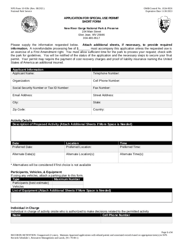 A nonrefundable processing fee of $ must accompany this application ...