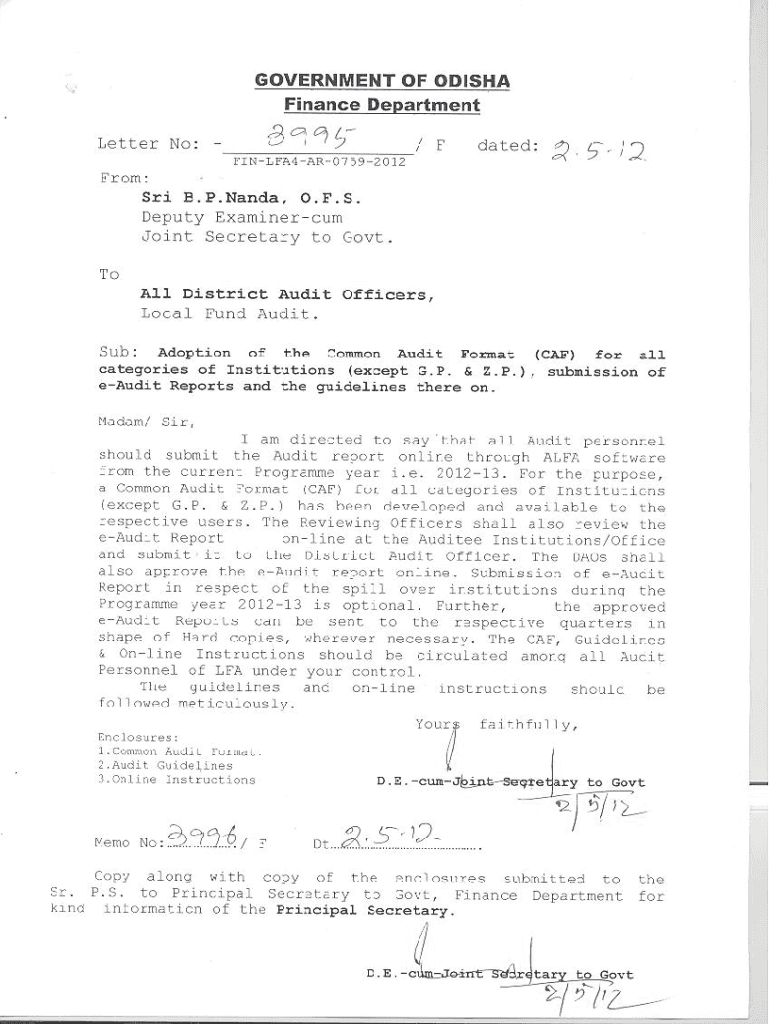 Fillable Online 18 Printable audit report format Templates Fax Email ...