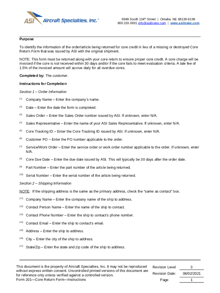 s Manual (FM) - Aircraft Specialties, Inc. Doc Template | pdfFiller