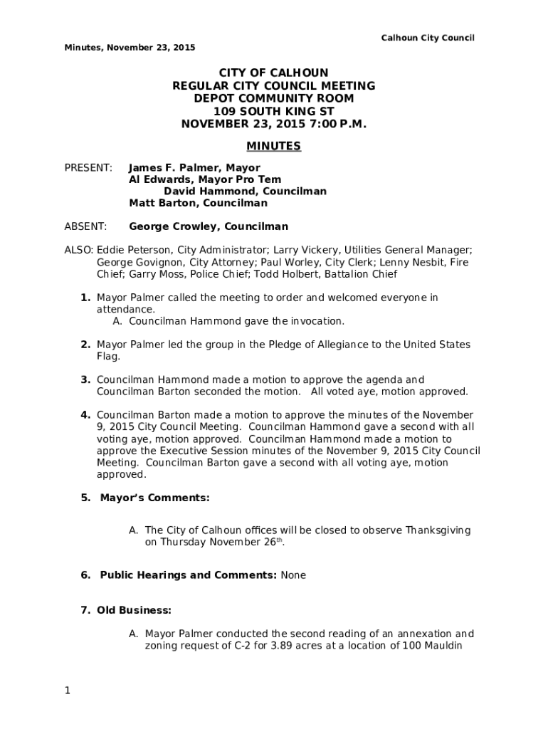 ALSO:Eddie Peterson, City Administrator; Larry Vickery, Utilities ...