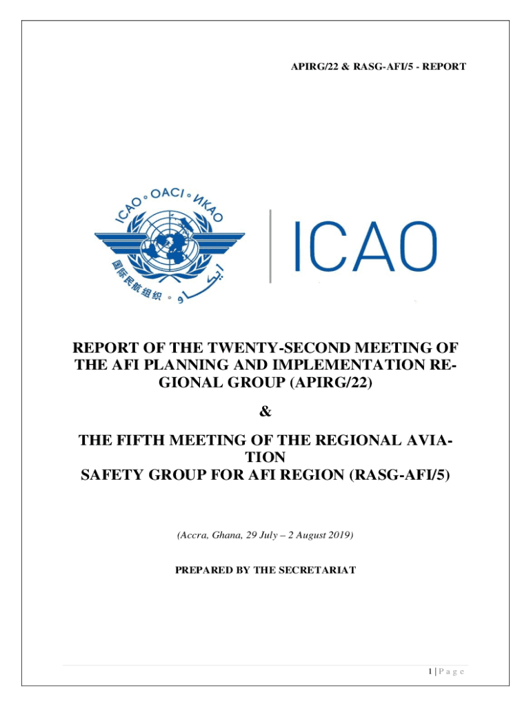 Fillable Online afi planning and implementation regional group (apirg ...