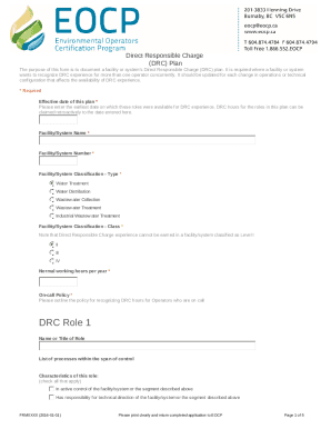 DRC Role 1 Doc Template | pdfFiller