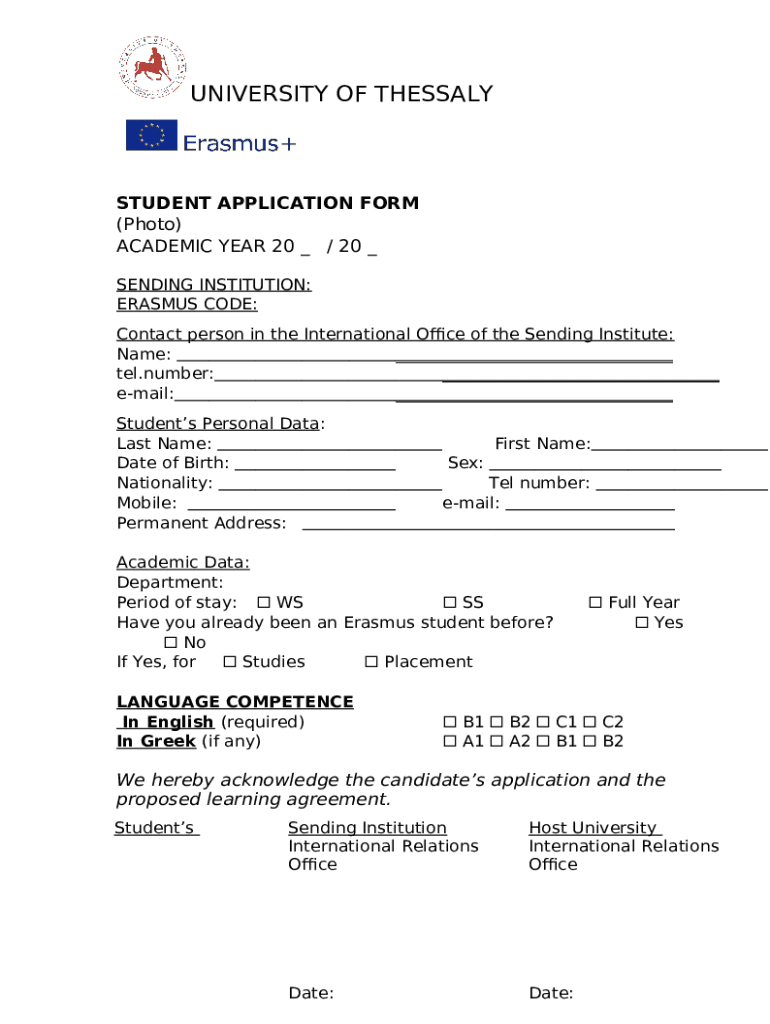 Partner's Ination - erasmus uth Doc Template | pdfFiller