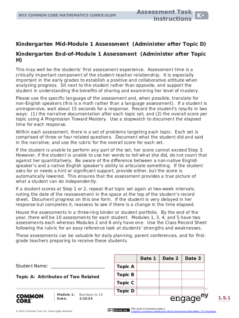Math GK m1 Mid Module AssessmentPDF Doc Template | pdfFiller