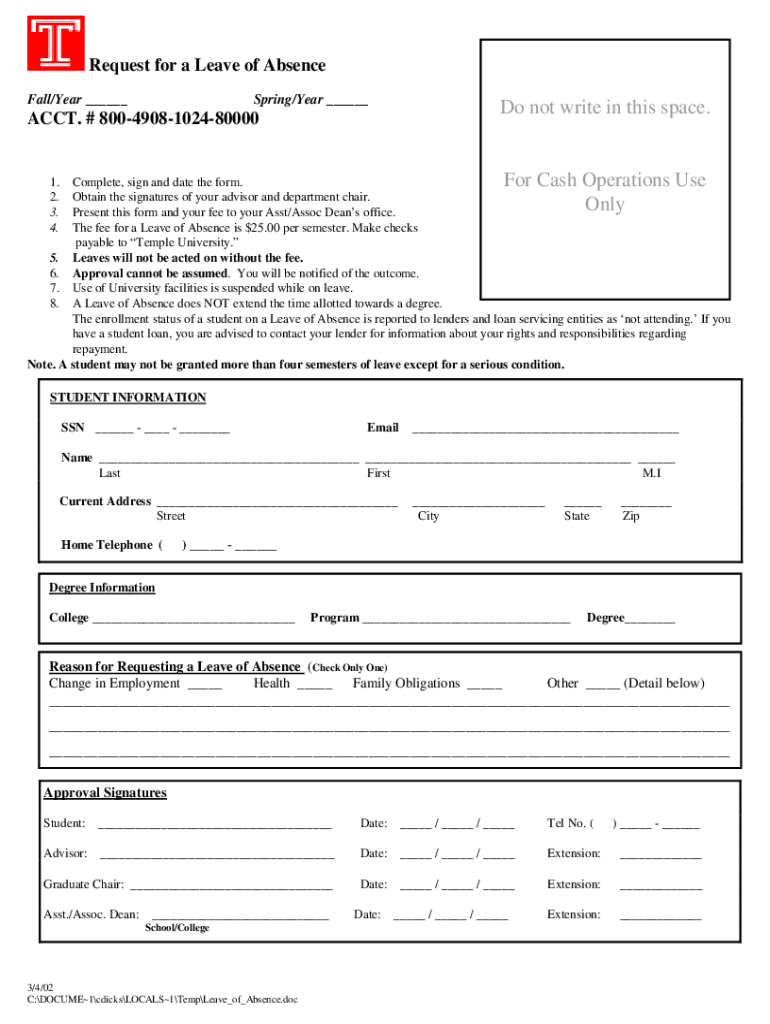 Fillable Online LOAFormStandardized.doc. Standardized Form Fax Email ...