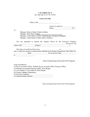 Fillable Online T.R. Form No. 8 Fax Email Print - pdfFiller