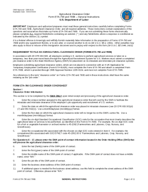 ETA 790 Clearance Order Ination Doc Template | pdfFiller