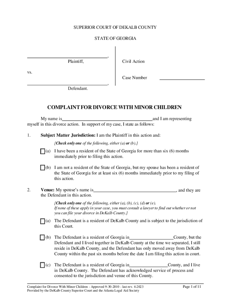Fillable Online Legal Forms For DivorcePDF Fax Email Print - pdfFiller