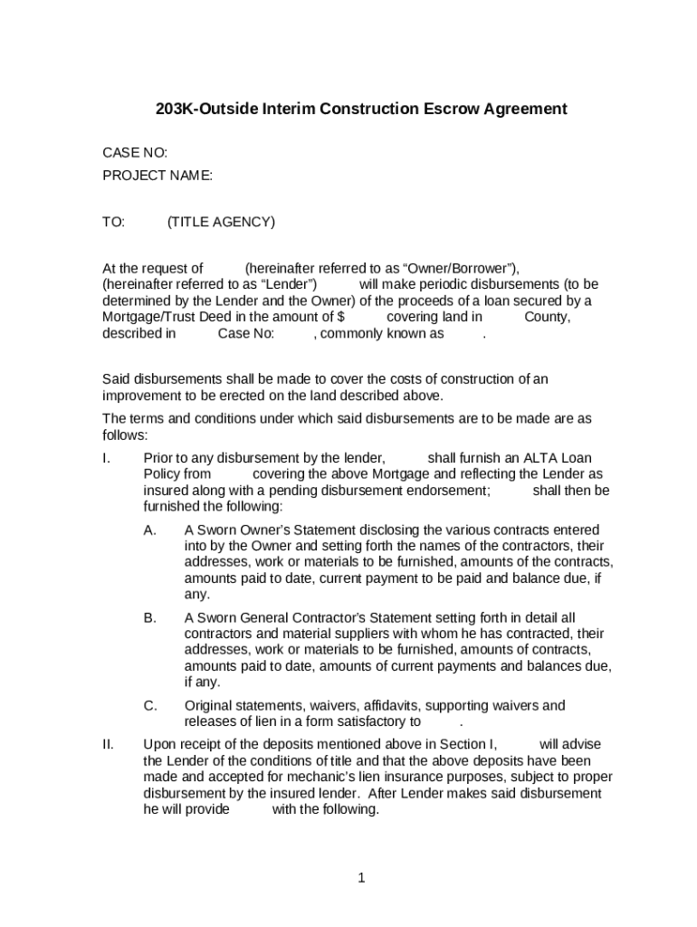 T-13 Loan Title Policy Binder on Interim Construction ... Doc Template | pdfFiller