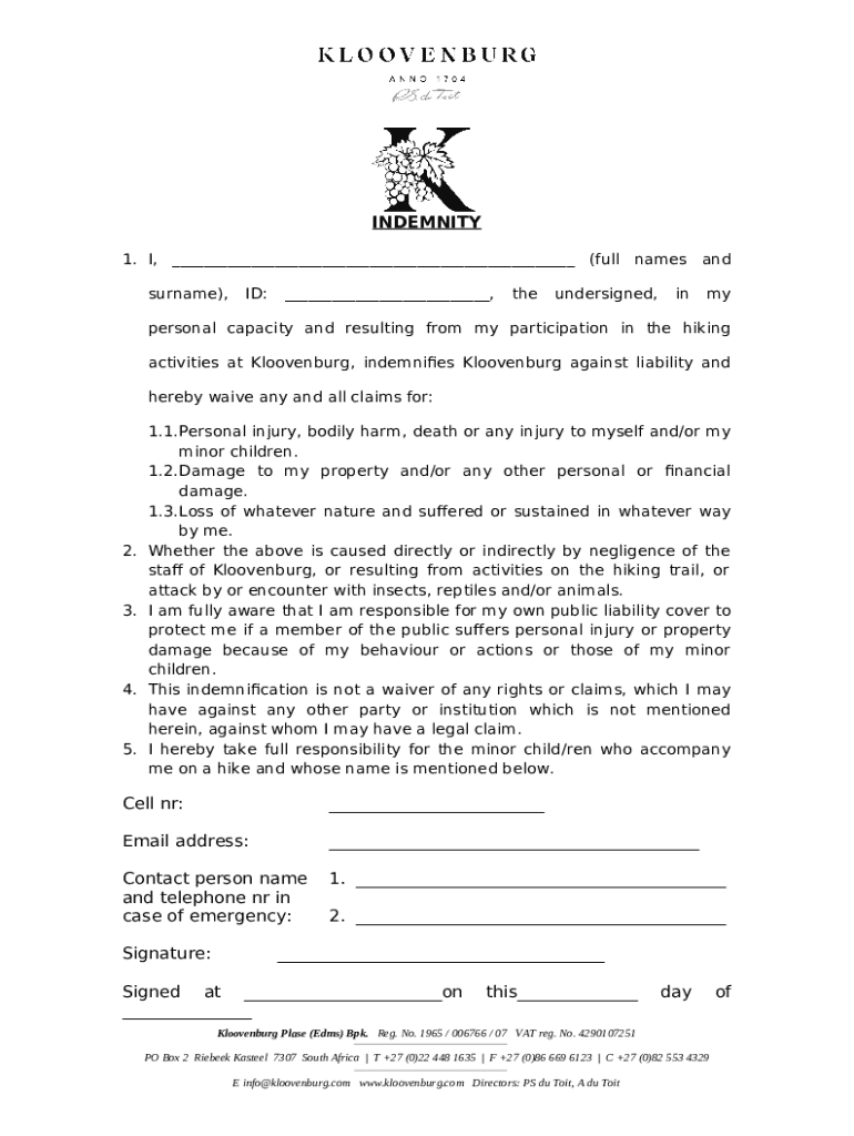 I, (full names and surname), ID: , the undersigned, in my personal ...