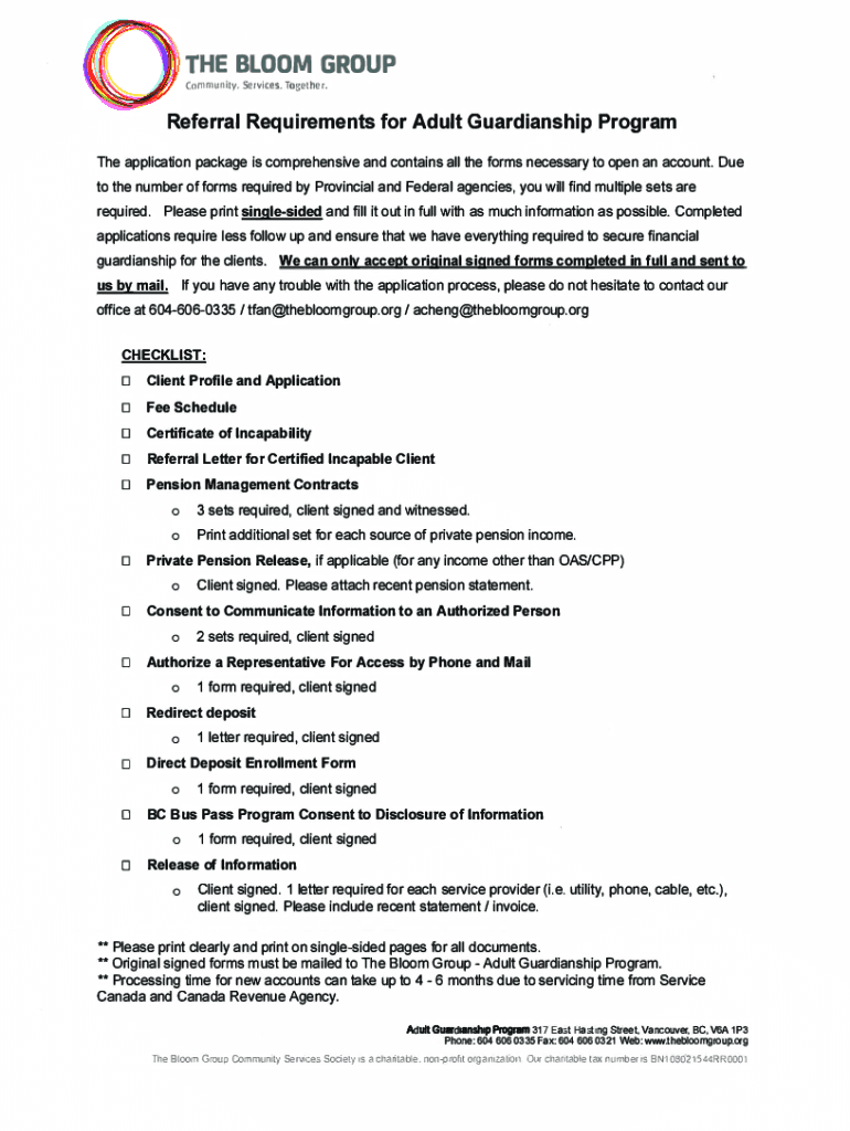 Fillable Online General Information - Guardianship - Texas State Law ...