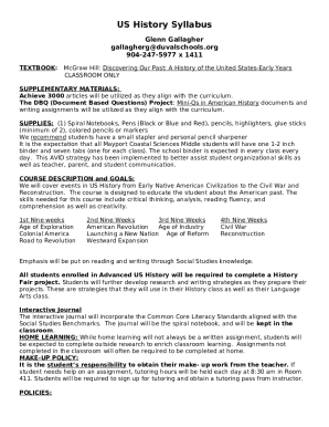 Discovering Our Past: A History of the United States ... Doc Template ...