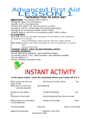 NSC Adv. CPR - First Aid (Study Questions Ch. 1-11) Doc Template ...