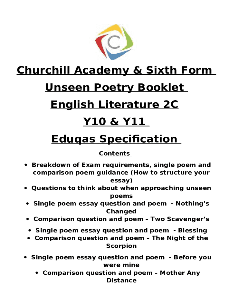 A level English Literature Specification - Issue 9 Doc Template | pdfFiller