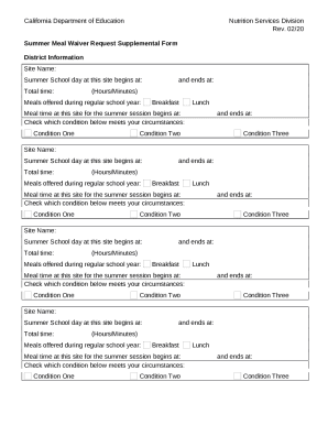 SSO Supplemental . Supplemental the seamless summer option. Doc ...