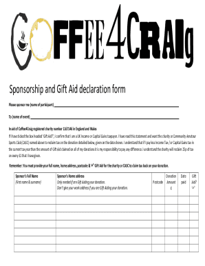 Fillable Online CS2270 Gift Aid Sponsorship Form Latest.indd ...