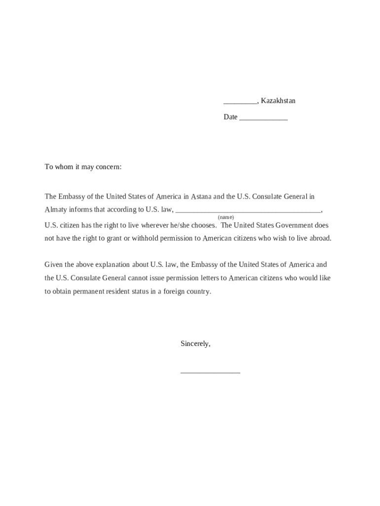Residency-letter.doc Doc Template | pdfFiller