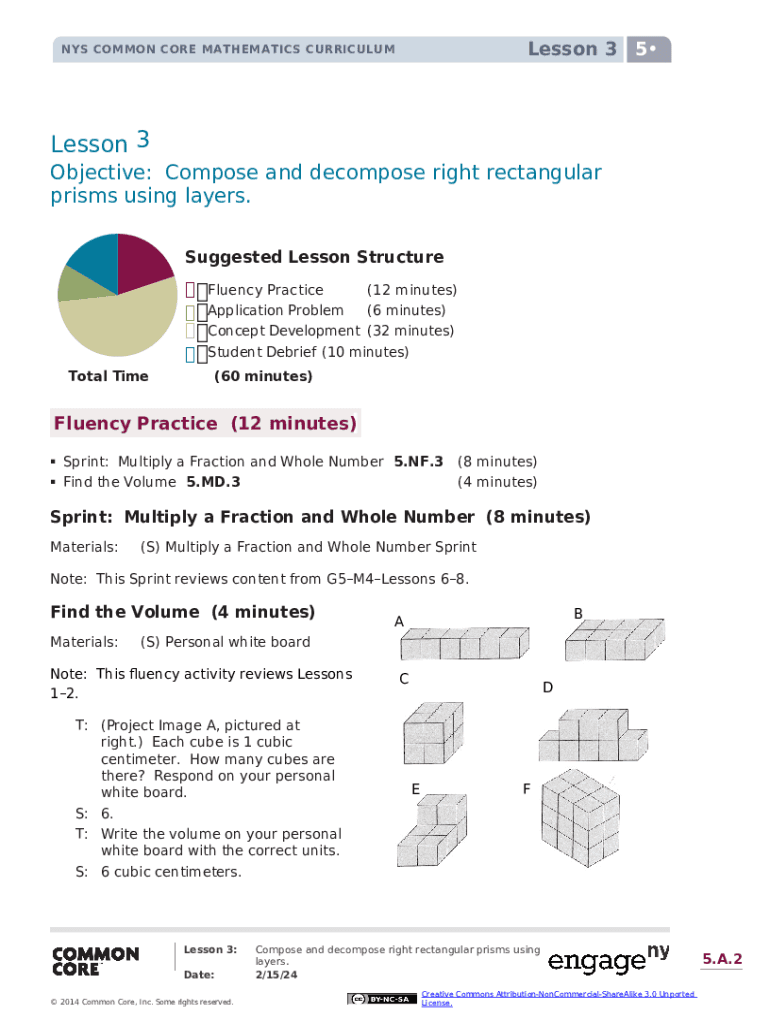 Compose And Decompose Right Rectangular Prisms Doc Template | pdfFiller