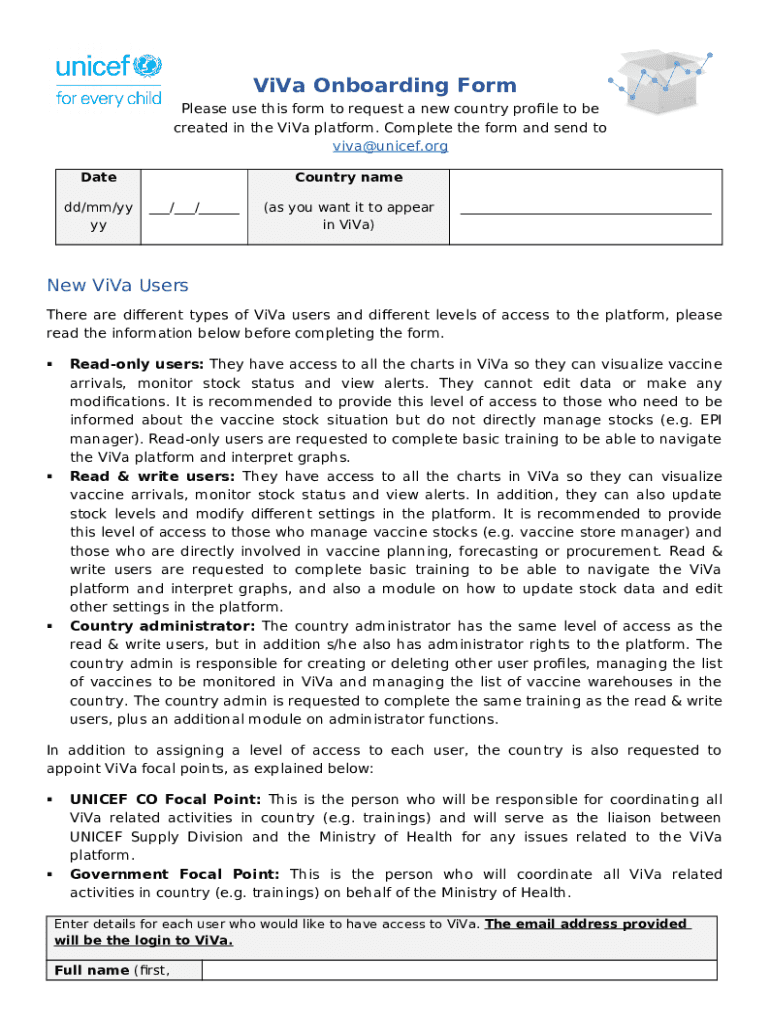 Visibility for Vaccines (ViVa): using data in the immunization ... Doc ...