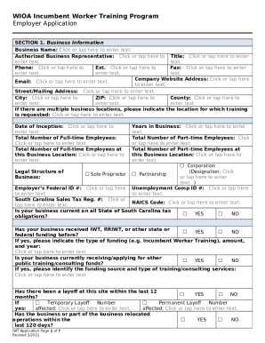 WIOA Incumbent Worker Training Program FAQ Doc Template | pdfFiller
