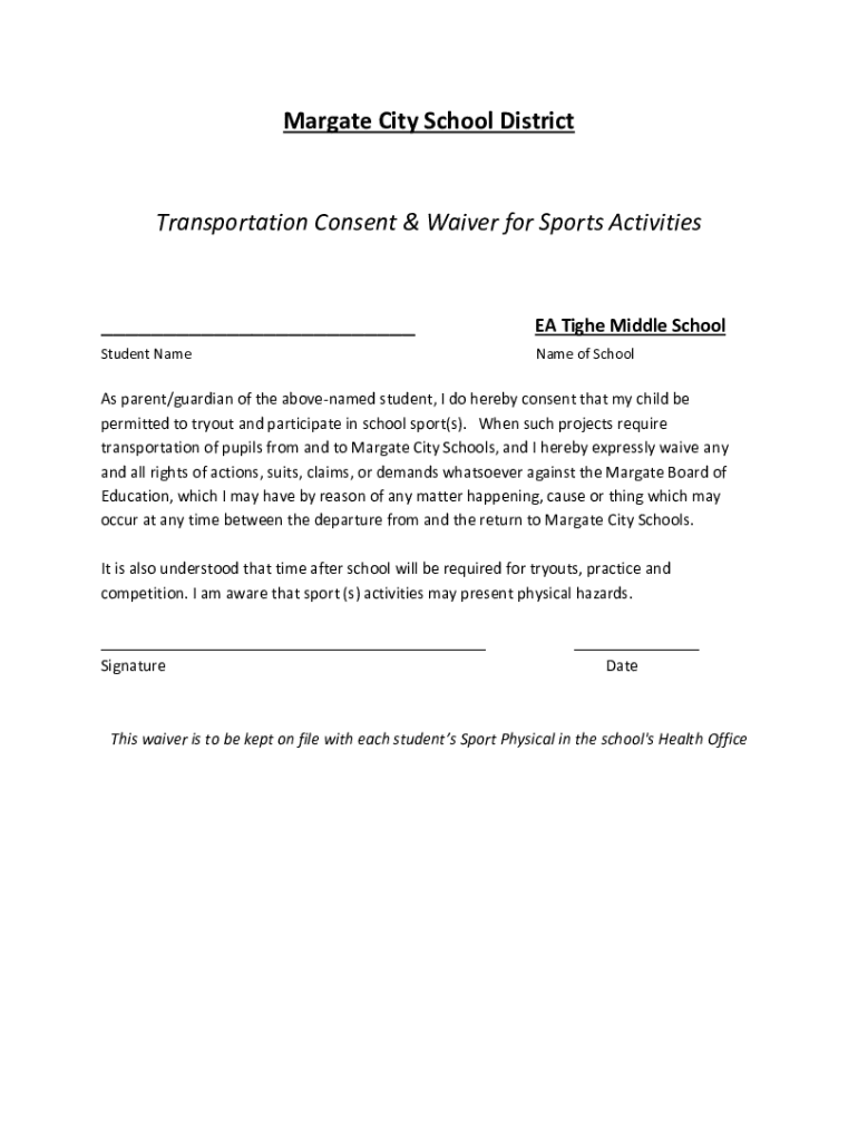 Fillable Online Activity Release Form (PDF) Fax Email Print - pdfFiller