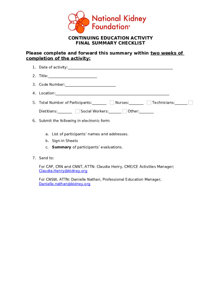 Continuing Education Large Group Documentation Doc Template | pdfFiller