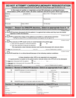 Fillable Online Dnr Form Uk Download - Fill Online, Printable, Fillable ...