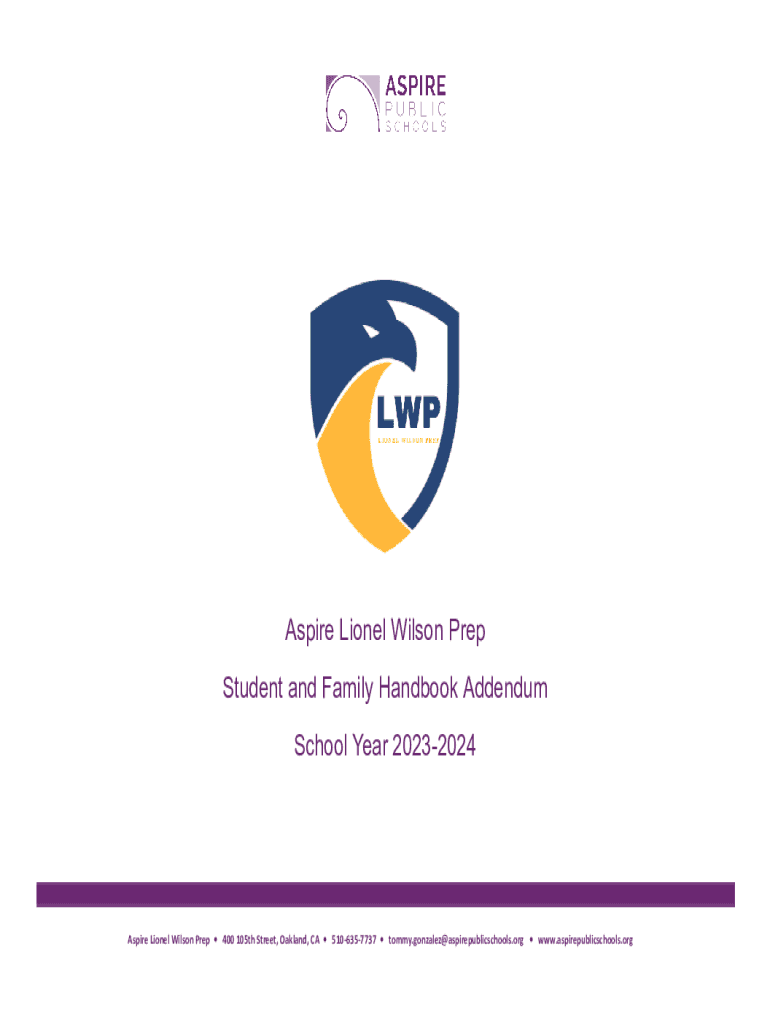 Fillable Online District Detail for Aspire Lionel Wilson College ...