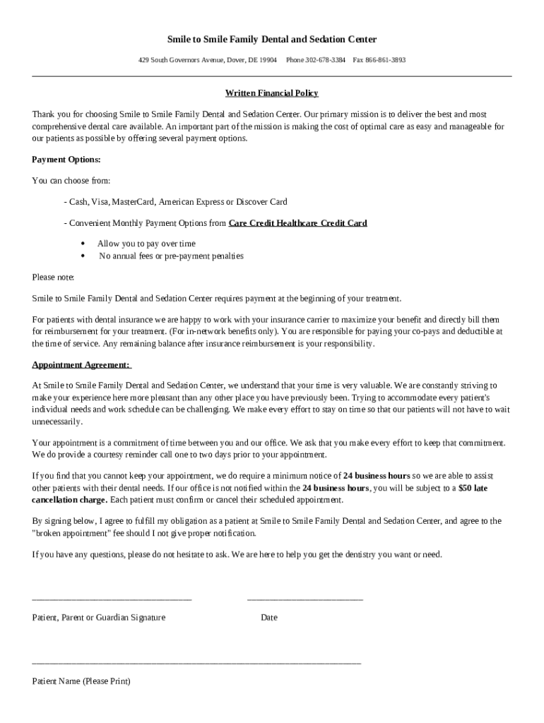 Smile-to-Smile Family Dental & Sedation Center - Dover Doc Template ...