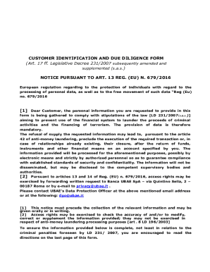 Fillable Online customer due diligence ("cdd") form Fax Email Print ...