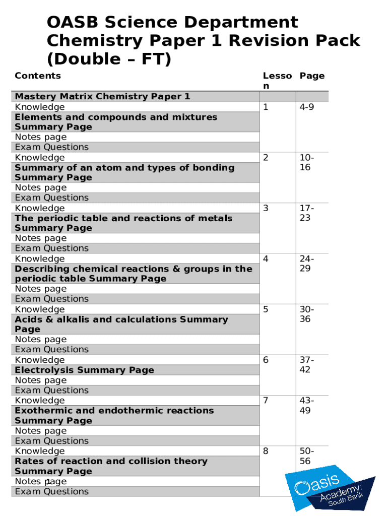 Seneca#1 GCSE Chemistry Revision Tool FREE Doc Template | pdfFiller Seneca#1 GCSE Chemistry Revision Tool FREE Doc Template | pdfFiller