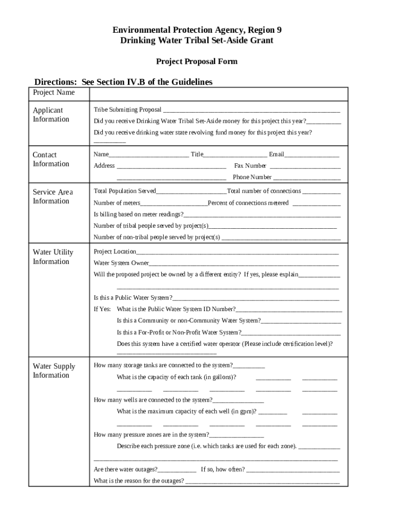 Environmental Protection Agency, Region 9Drinking Water Tribal Set ...