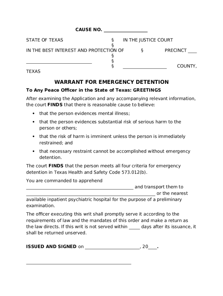 emergency detention - application.pdf - Orange County, Texas Doc ...