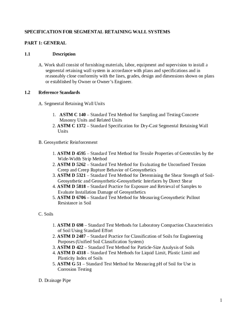 1. ASTM C Sampling and Testing Concrete Masonry Units ... Doc Template ...