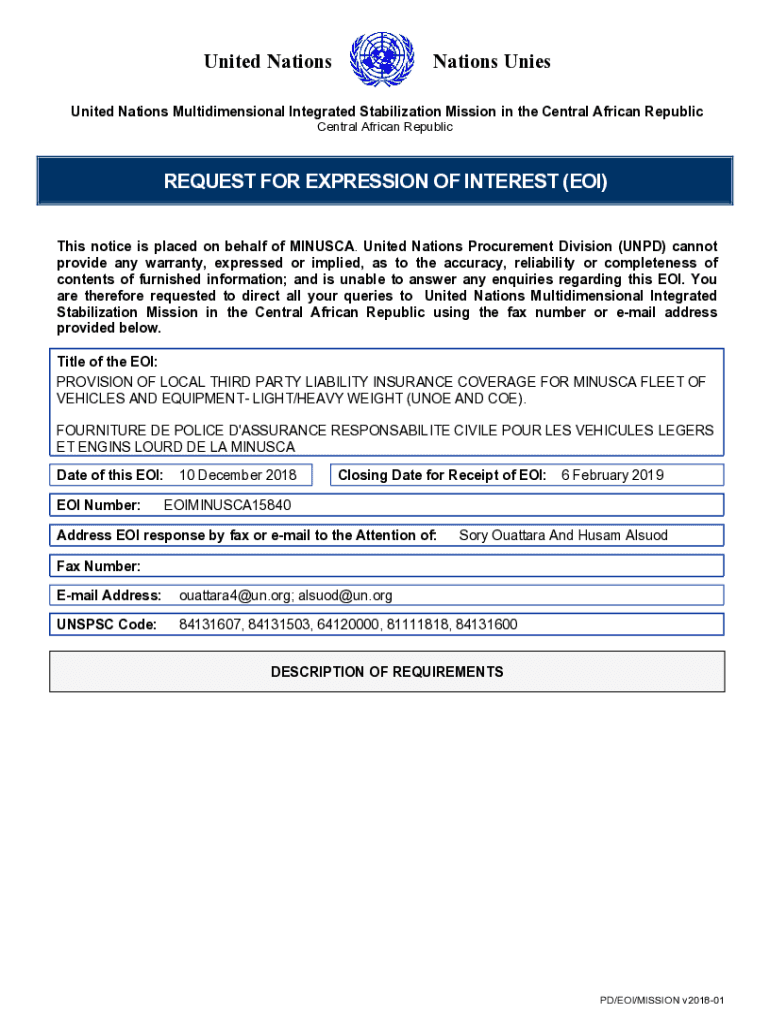 Fillable Online UN Documents for Central African Republic: Secretary- ... Fax Email Print ...