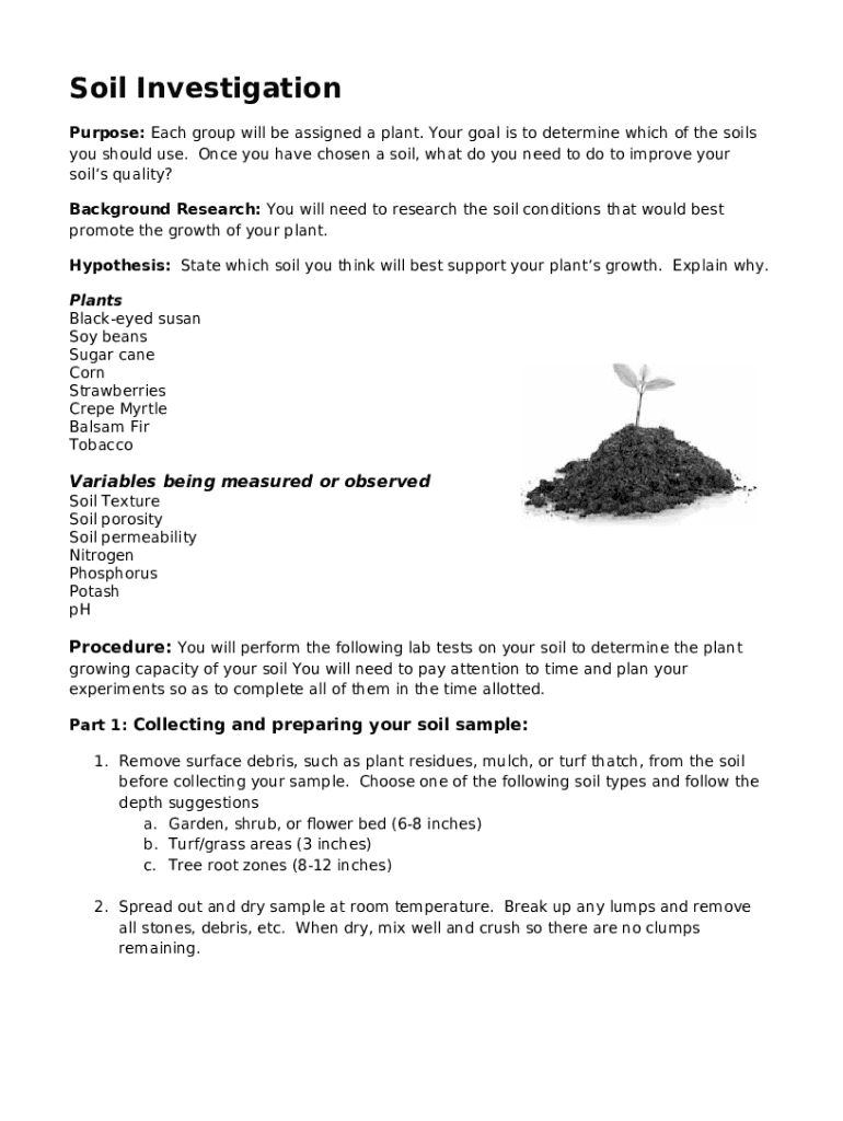 Interpreting Soil Test Results for Gardens and Grounds Doc Template ...