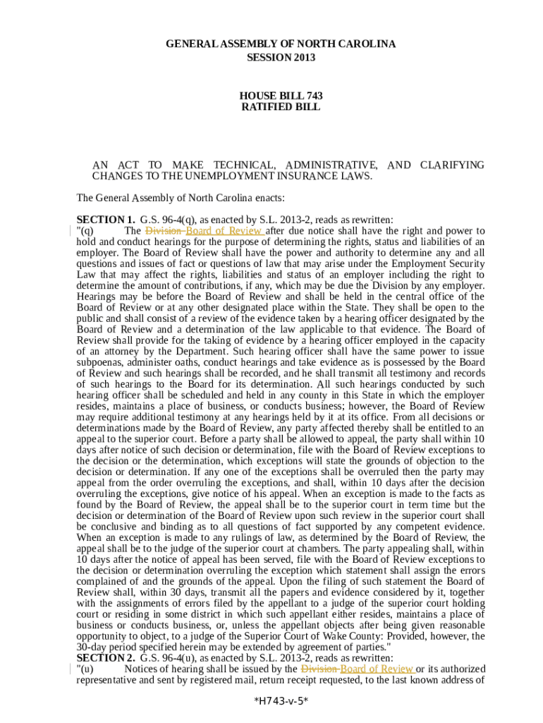 H743 Ratified Doc Template | pdfFiller