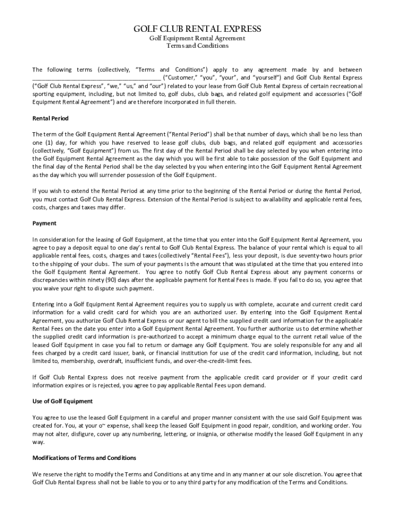 Fillable Online Lakeshore Golf Course Equipment-2/07 - City of Oshkosh ...