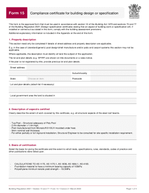 Fillable Online of the Building Regulation 2021 (Design-specification ...