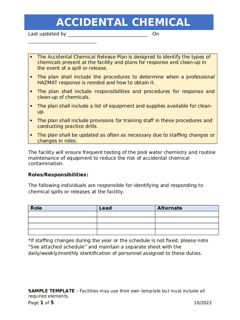 Risk Management Program (RMP) Rule OverviewUS EPA Doc Template | pdfFiller