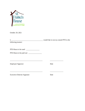 PTO Payout Doc Template | pdfFiller