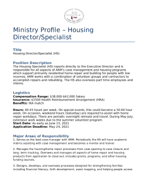 Housing Director: What Is It? and How to Become One? Doc Template ...