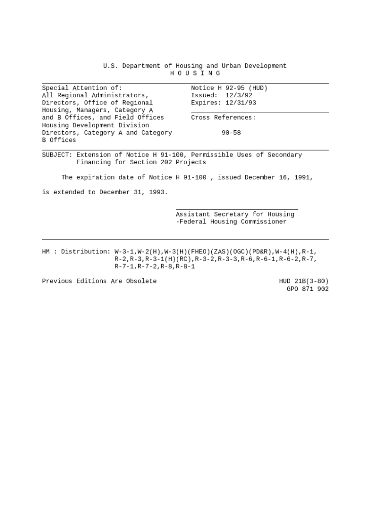 H (HUD) Doc Template | pdfFiller